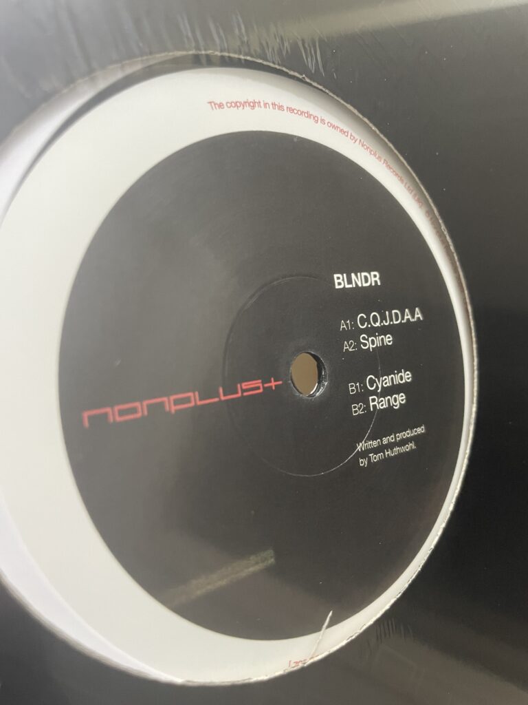 BLNDR – Spine EP – dancevinylrecords